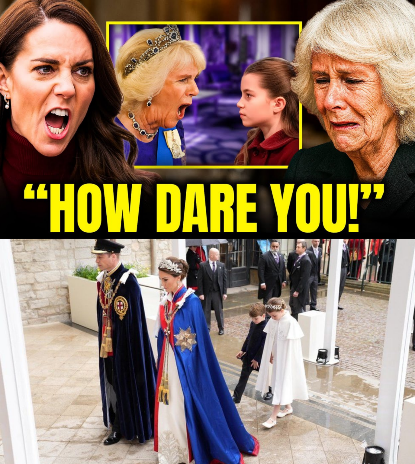 Queen Camilla Bans Princess Charlotte from Royal Banquet – Catherine ...
